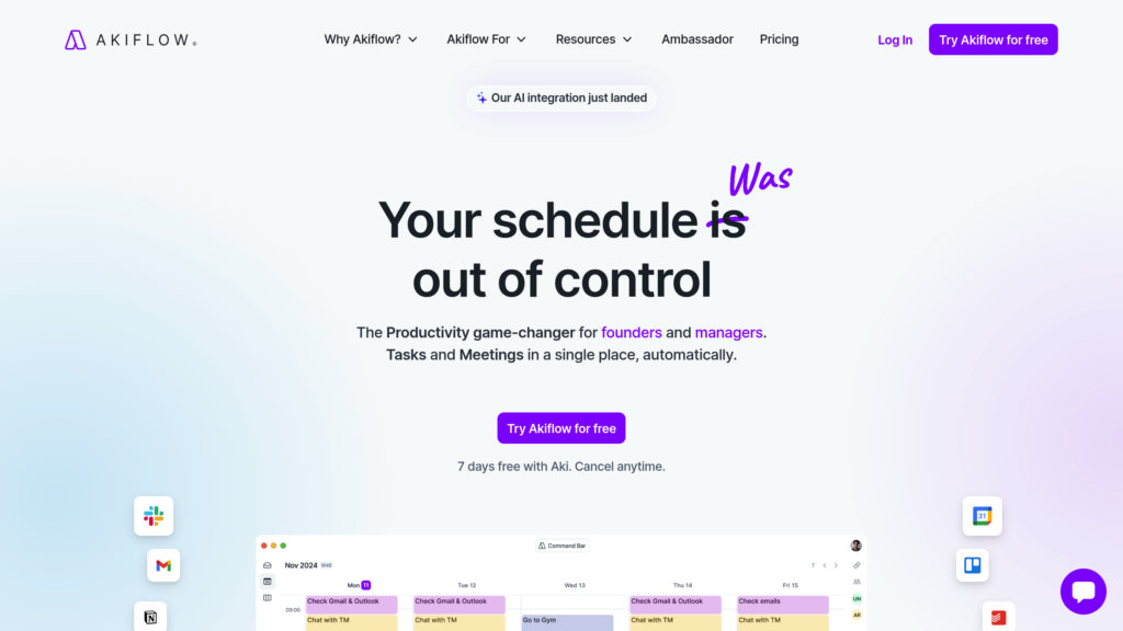 Akiflow:Una plataforma de productividad que consolida tareas y calendarios de múltiples ...