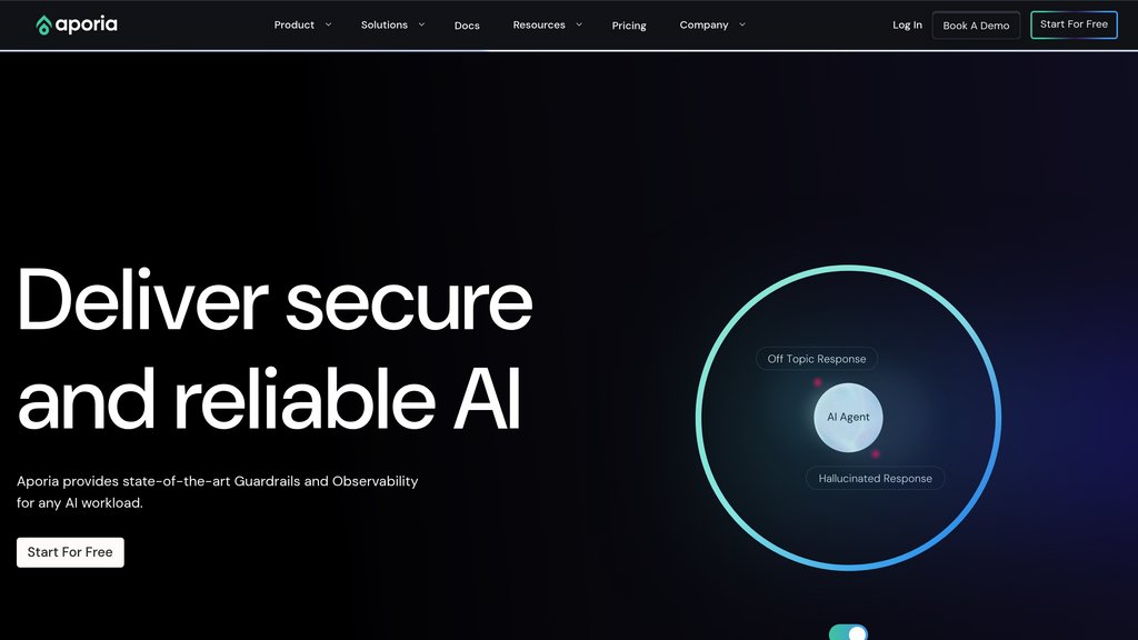 Aporia:全面的平台，提供可自定義的防護機制和可觀測性，確保安全、可靠且合規的AI應用。 - MOGE