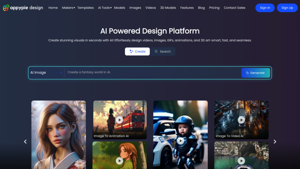 Appy Pie Design:AI 智能設計平台，透過先進 AI 工具與可自訂範本，輕鬆打造圖像、影片、Logo 與品牌素材。 - MOGE