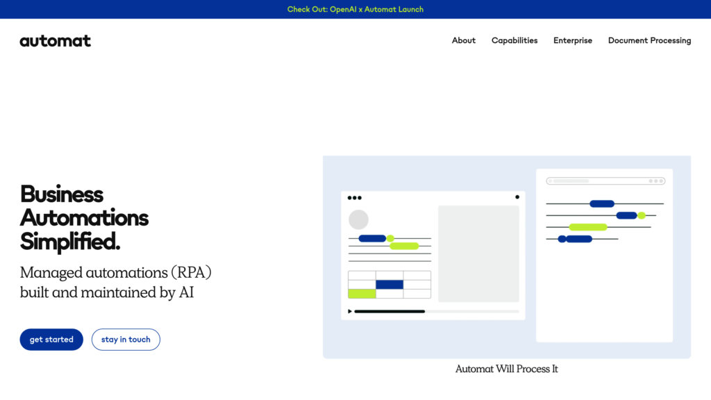 Automat:AI驱动的RPA平台，通过视频或文本输入，简化自动化流程的构建、部署与维护。 - MOGE