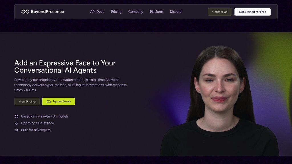 Beyond Presence:Real-time digital avatar platform delivering hyper ...