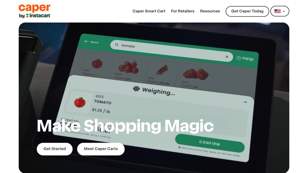 Caper Cart:智能購物車，旨在透過即時商品識別、無縫結帳和個人化推薦簡化雜貨購物。 - MOGE