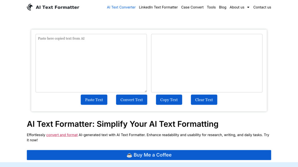 ChatGPT Text Formatter:A free online tool that transforms unstructured AI-generated text into ...
