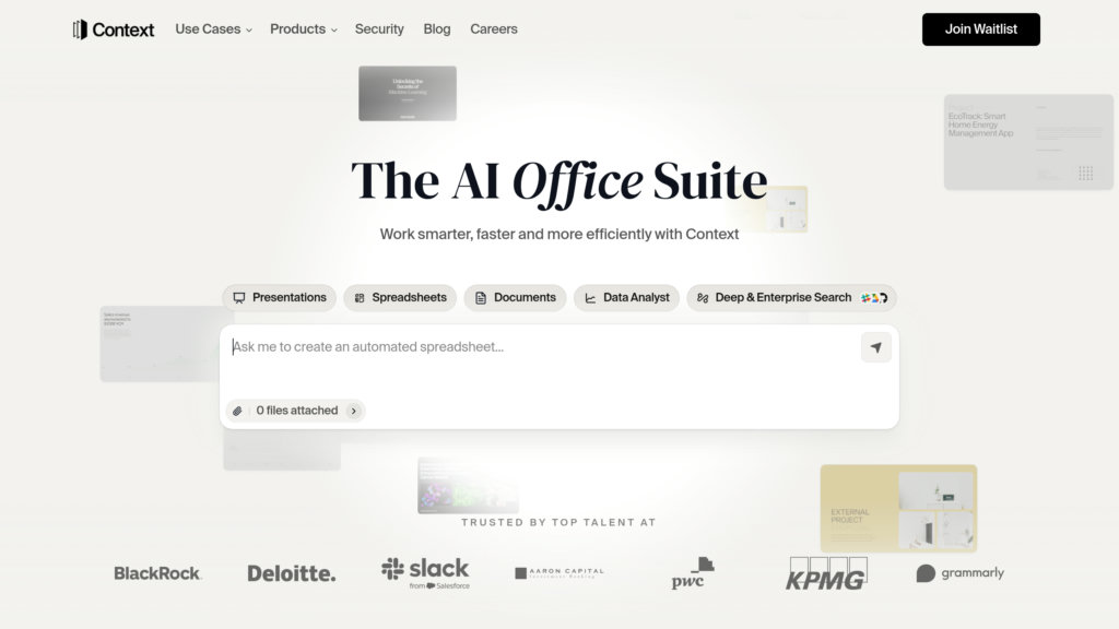 Context:AI productivity suite featuring the world’s first context ...