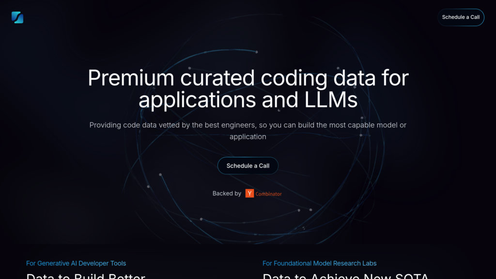 Datacurve.ai:高端精编代码数据平台，提供专家审核数据集，助力训练先进AI模型与打造卓越生成式开发工具。 - MOGE