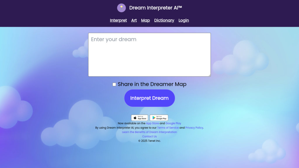 Dream Interpreter AI:Plataforma impulsada por IA que ofrece análisis ...
