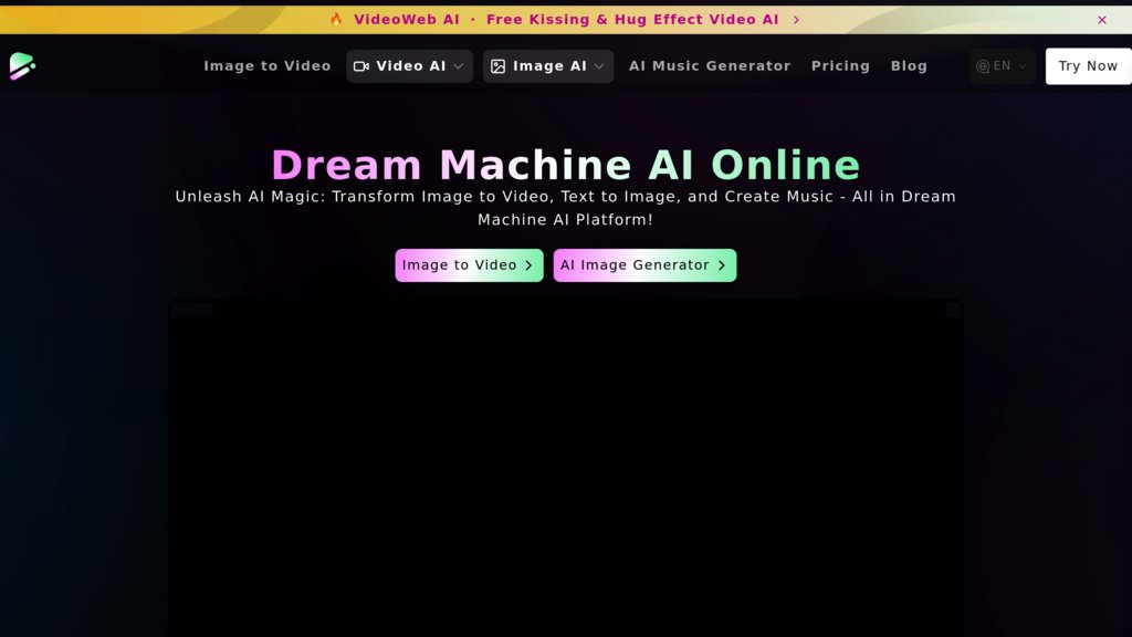 Dream Machine AI:Una plataforma de generación de vídeos rápida y versátil que convierte texto e ...