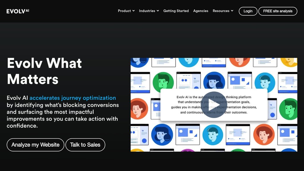 Evolv AI:Plataforma que aprende y optimiza continuamente experiencias digitales sintetizando ...