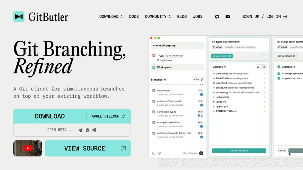 GitButler:一款现代 Git 客户端，通过虚拟分支管理和集成 AI 辅助工作流，实现多分支同时协作。 - MOGE