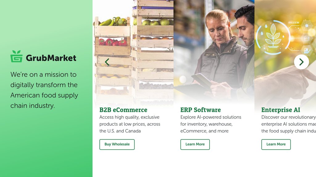 GrubMarket:Un mercado digital y plataforma tecnológica que conecta agricultores locales y ...