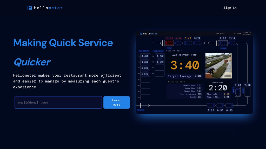 Hellometer:顧客の待ち時間とサービス速度を正確に測定することで、ファストフードレストランの運営を最適化するために設計された ...