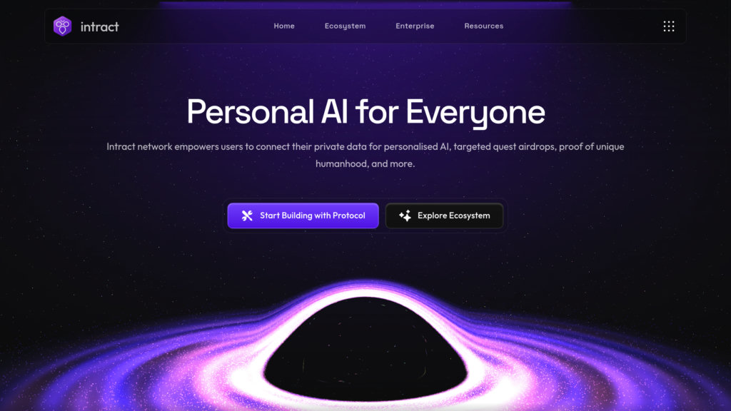 Intract:Web3 成長與用戶資料網絡平台，實現隱私保護身份驗證、個人化 AI 以及真實用戶的精準獎勵。 - MOGE