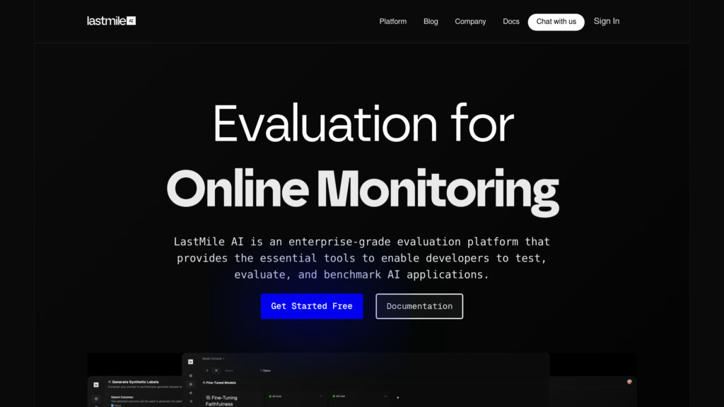 LastMile AI:企業級 AI 開發平台，支援原型設計、評測與生產部署生成式 AI 應用，提供可自訂評估指標與協作工具。 - MOGE
