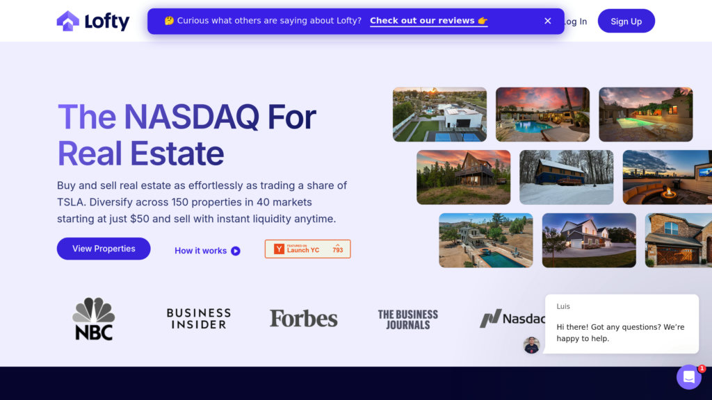 Lofty AI:AI-powered real estate platform enabling fractional property ...