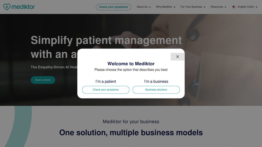 Mediktor:Un asistente médico clínicamente validado que guía a los ...