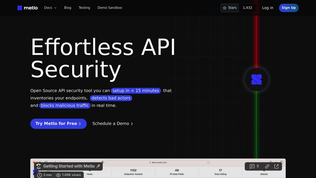 Metlo:Open-source API security platform for discovering, testing, and ...