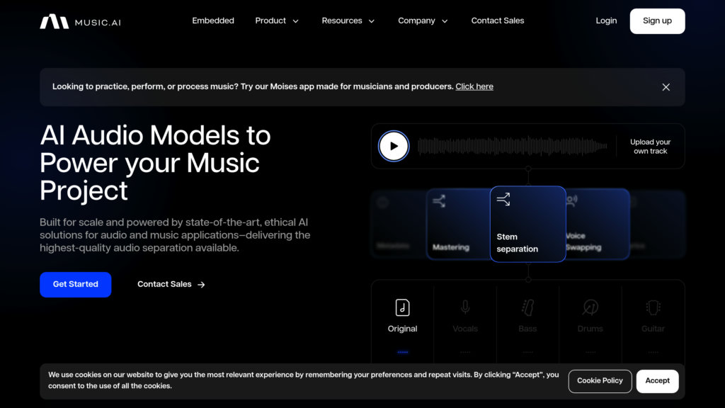 Music AI:AI-driven music and audio platform empowering creators and ...