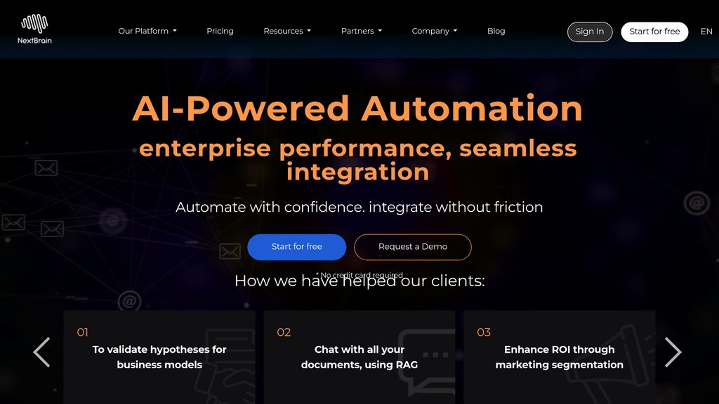 NextBrain AI:Plataforma integral de aprendizaje automático sin código que permite gestión de ...