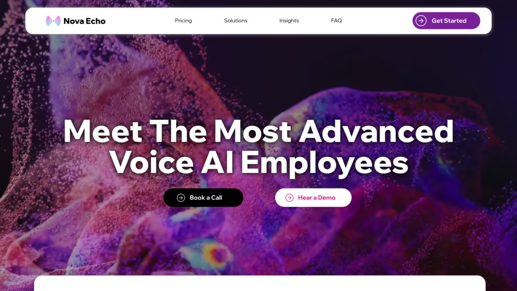 Nova Echo AI:先進對話式AI平台，自動化大量擬真人類來電與去電，支援多語言及CRM整合。 - MOGE