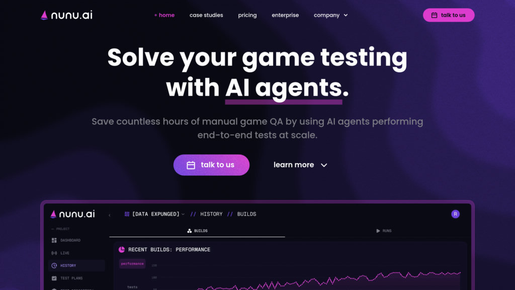 nunu.ai:使用多模态智能体的自动化游戏测试平台，简化QA流程，降低成本，为开发者提供可行的洞察。 - MOGE