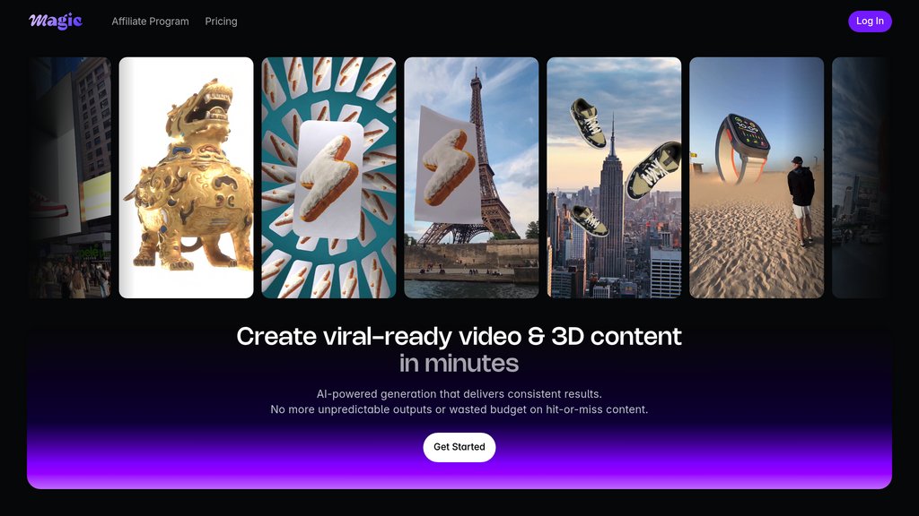 OpenMagic:Professional 3D video and content creation platform ...