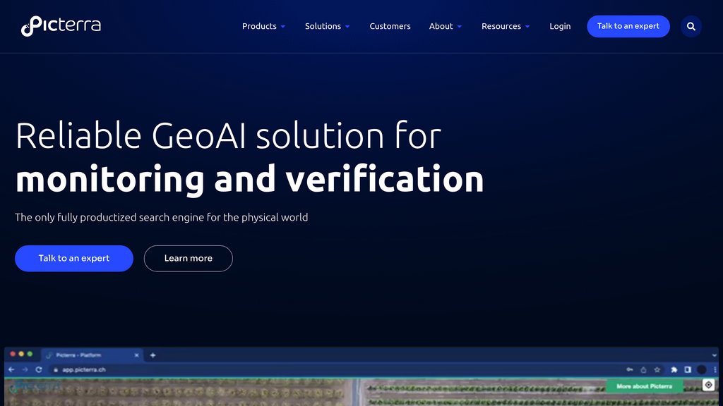 Picterra:雲原生平台，用於建構、部署和管理可擴展的地理空間機器學習模型，具有精簡的工作流程和最小資料需求。 - MOGE