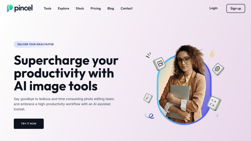 Pincel:AI-powered online image editing app offering intuitive, brush-based tools for advanced ...