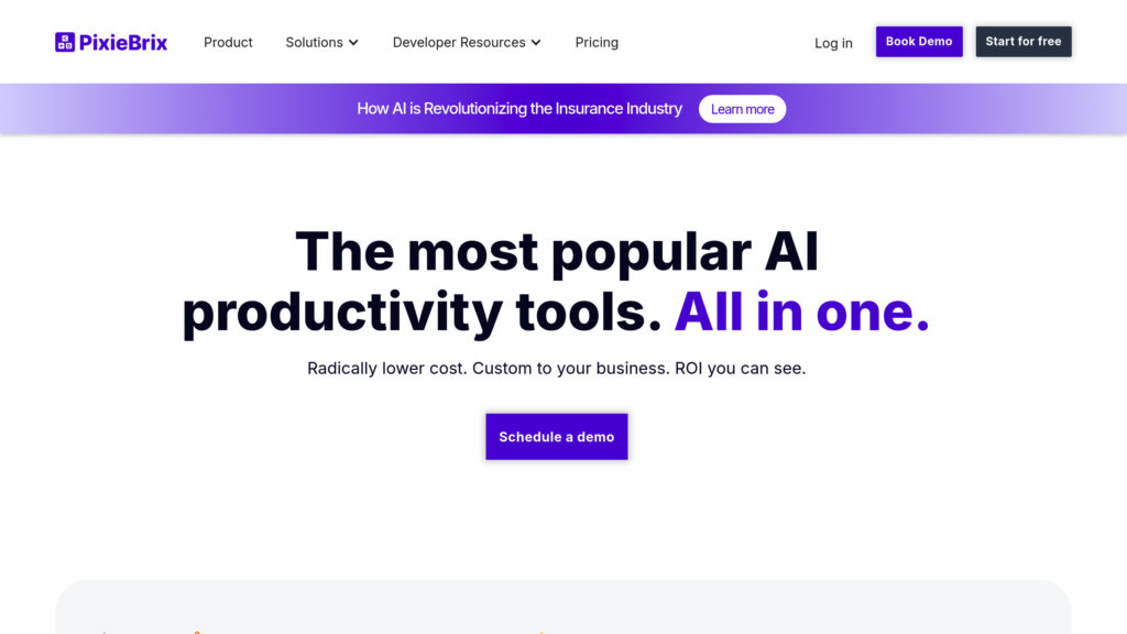 PixieBrix:低程式碼 AI 瀏覽器擴充功能與平台，協助自訂與自動化網頁應用，提升團隊生產力並精簡工作流程。 - MOGE