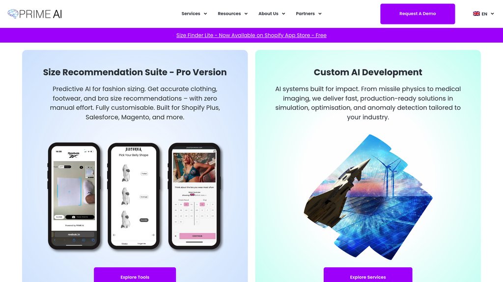 Prime AI:先進的時尚零售平台，透過智能技術提供精確的尺寸推薦、自動產品描述和增強的購物體驗。 - MOGE