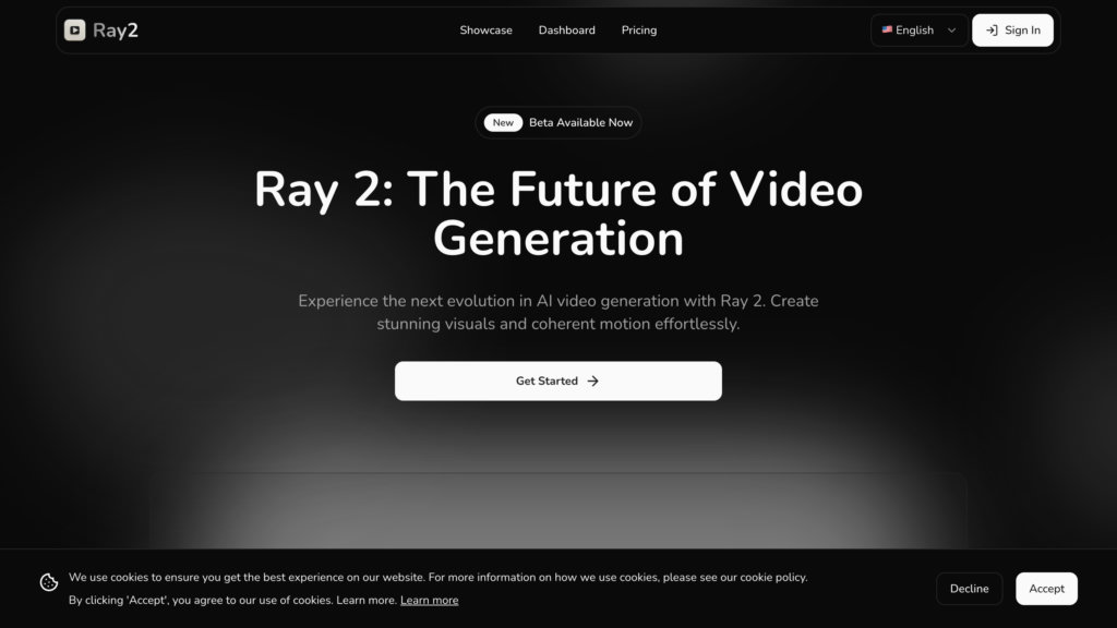 Ray2 AI:Advanced AI video generation model delivering high-quality ...