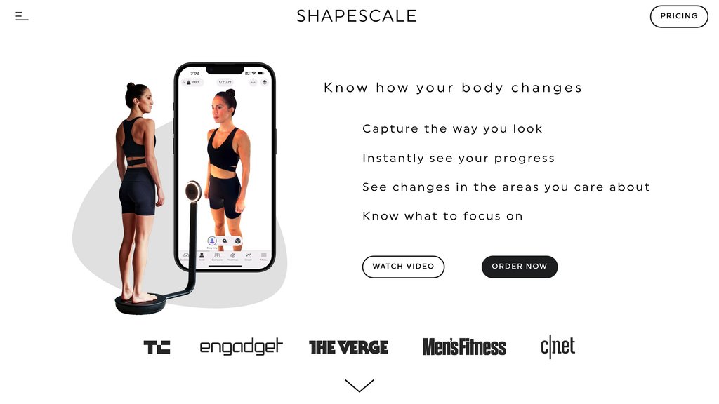 ShapeScale:ShapeScale是一種3D身體掃描設備，可視化追蹤身體成分變化，為健身和健康進步提供關於脂肪、肌肉和測量的詳細洞察 ...