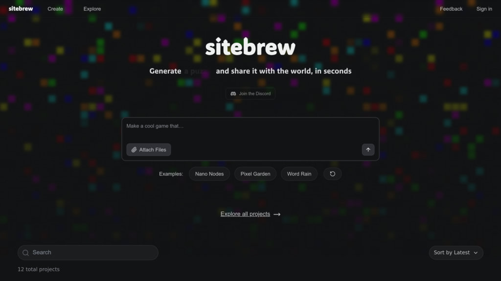 Sitebrew AI:AI-powered platform for instant website and web app generation with easy ...