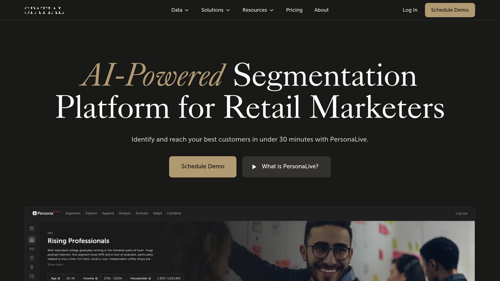 Spatial.ai:Plataforma de segmentación de consumidores para marcas ...