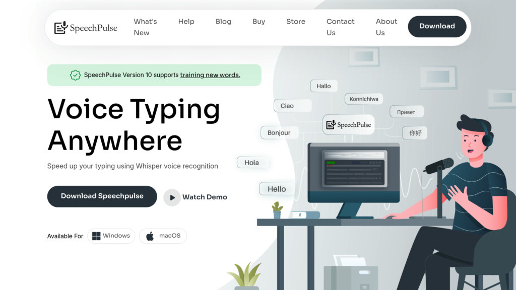 SpeechPulse:离线实时语音识别与转写工具，支持多语言及AI文本格式化。 - MOGE