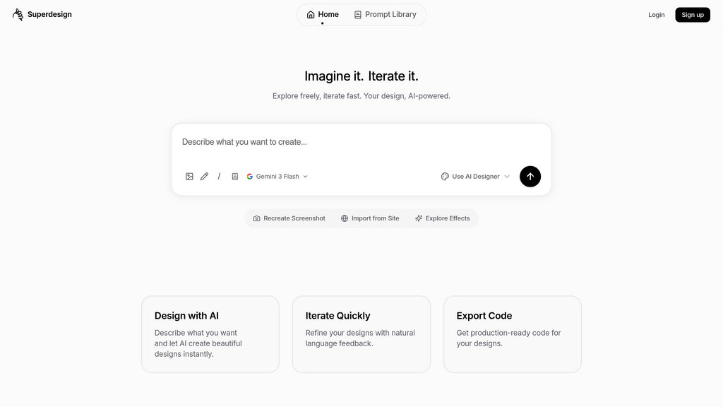 Superdesign:Open-source design agent that generates UI mockups ...