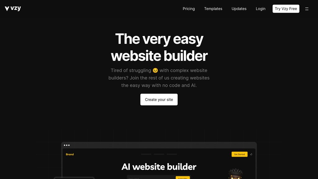 Vzy:一款行動優先、無程式碼的網站建構器，可快速創建和管理具有內建託管、SEO和CRM功能的專業網站。 - MOGE